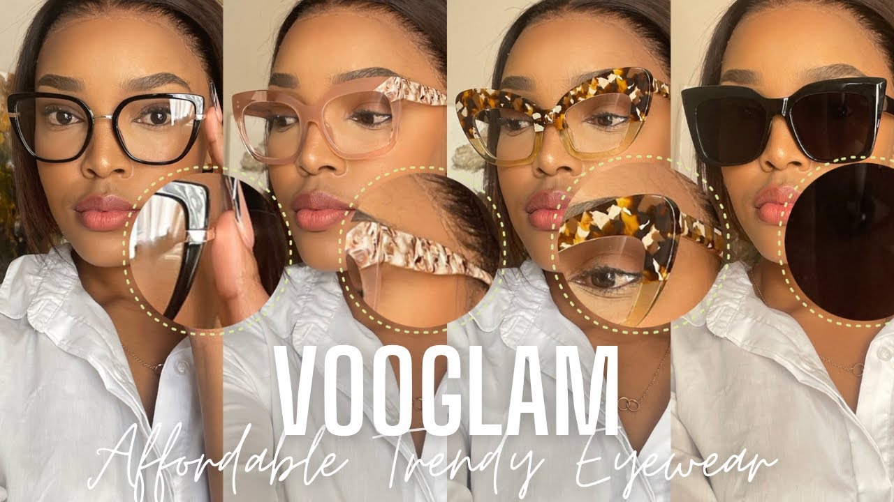 VOOGLAM GLASSES/ EYEWEAR COLLECTION TRY ON HAUL | AFFORDABLE & TRENDY ...
