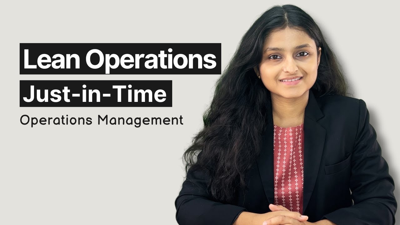 Just in Time | Lean Operations | Operations Research | OMSM | Palak ...