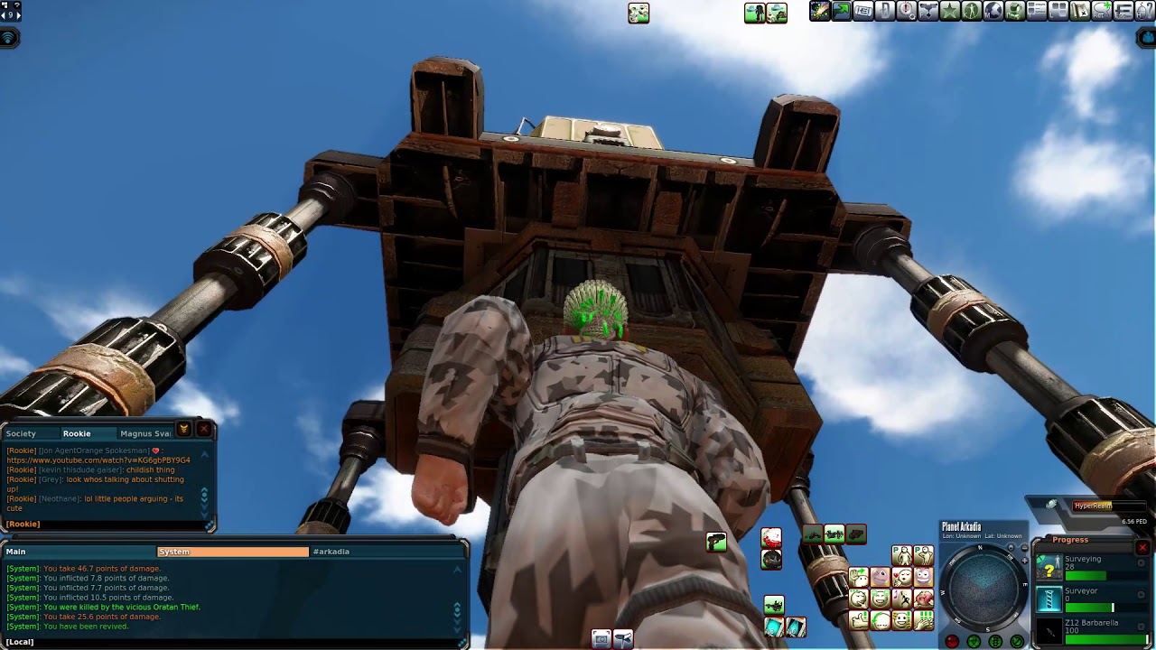 Entropia Univers Planet Arkadia Oil Rig - YouTube