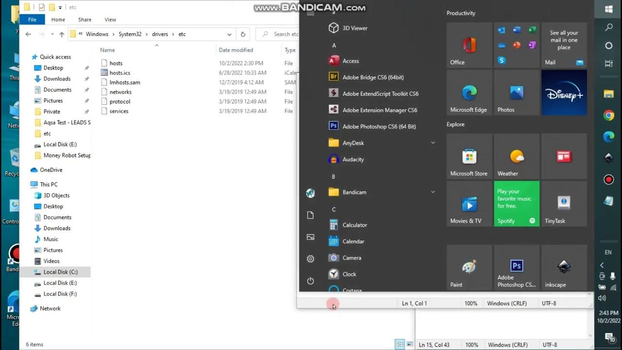 How to open hosts file as administrator windows 10, Where find hosts ...