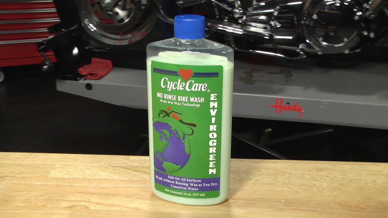 How to Clean Your Motorcycle with Cycle Care Envirogreen No Rinse Bike ...