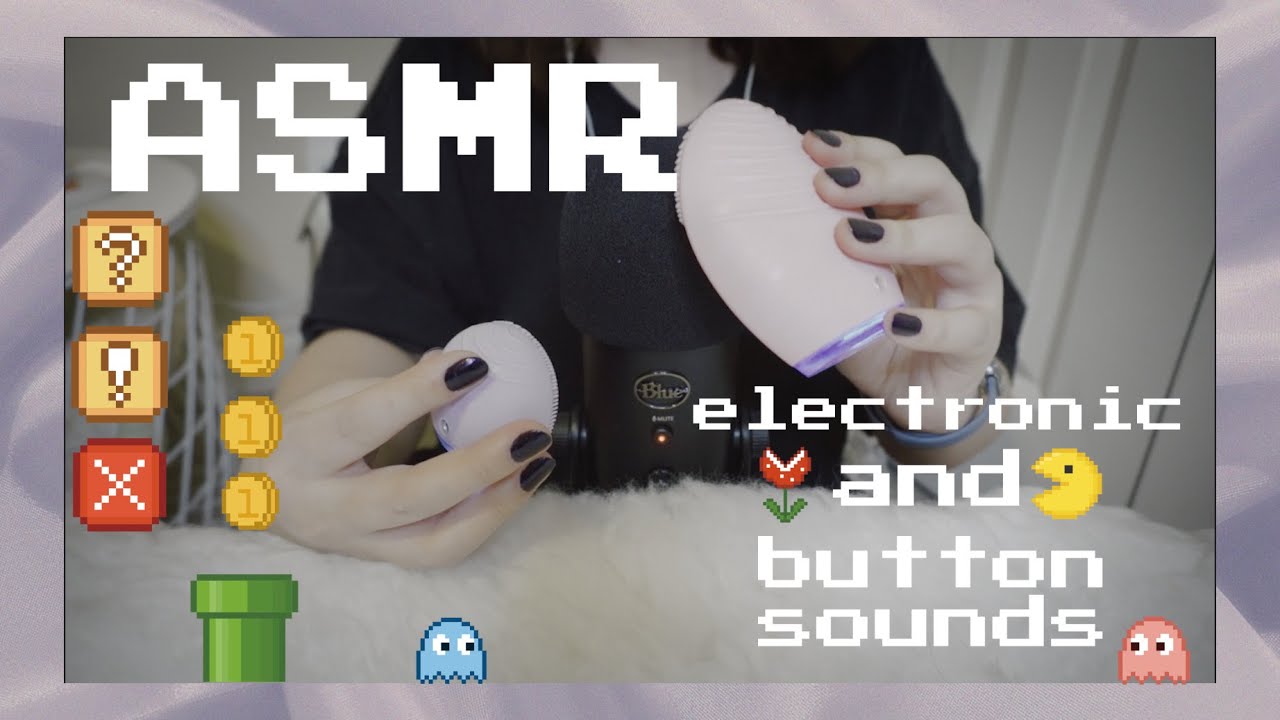ASMR electronics sounds and button triggers for sleeping and relaxing ...