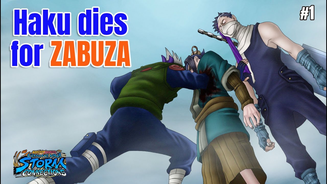 Haku dies for Zabuza ! Kakashi vs Zabuza full fight - YouTube