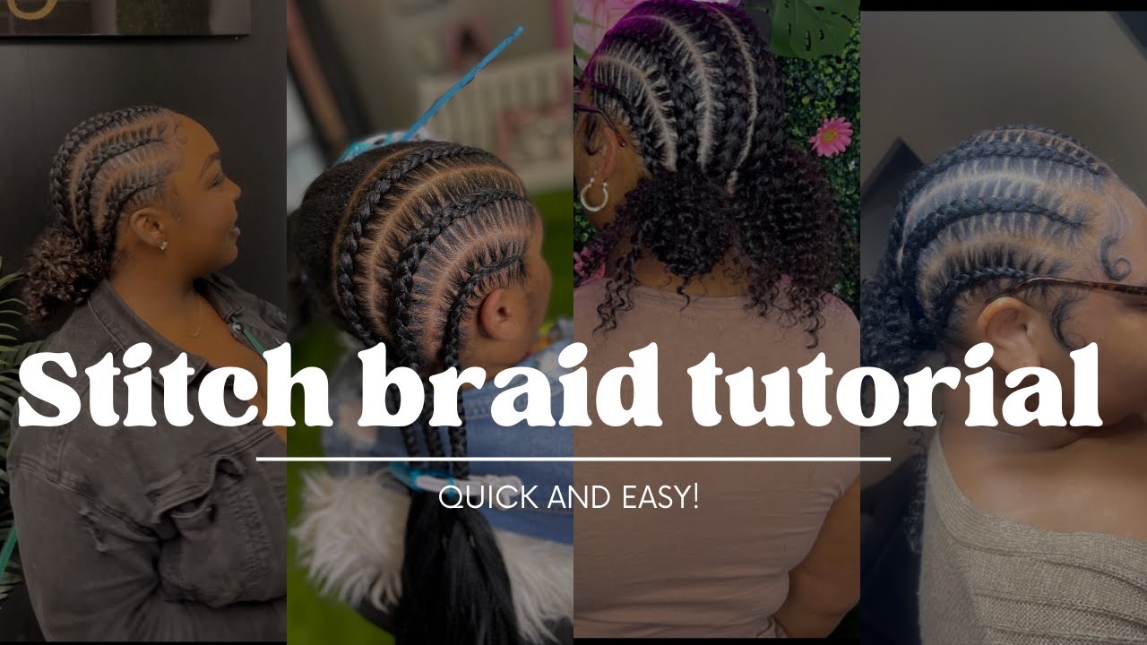 Stitch braid tutorial - YouTube