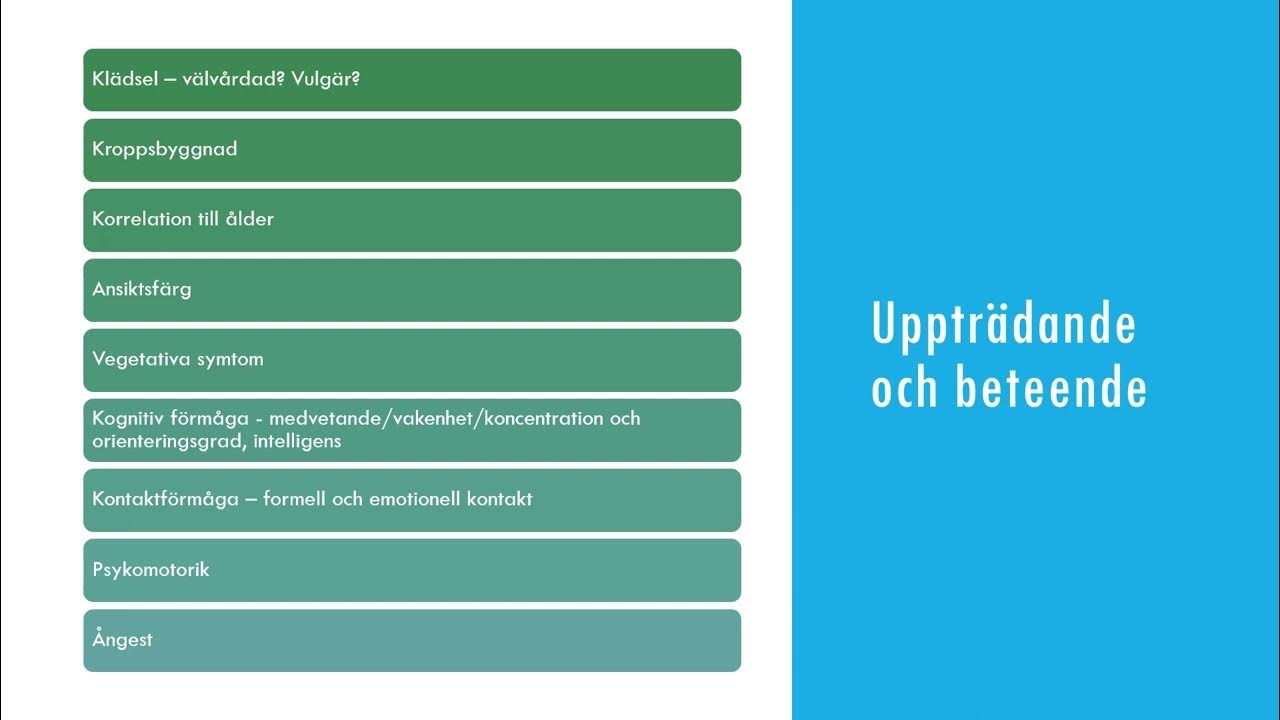 Klinisk psykiatri - diagnostik och behandling, del 3 - YouTube
