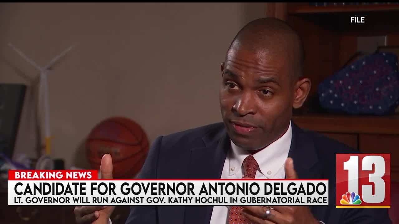 Lt. Gov. Antonio Delgado formally launches bid to unseat Hochul as ...