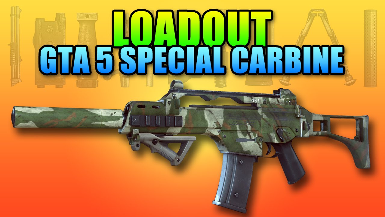 Loadout GTA V G36C Special Carbine | Battlefield 4 Carbine Gameplay ...