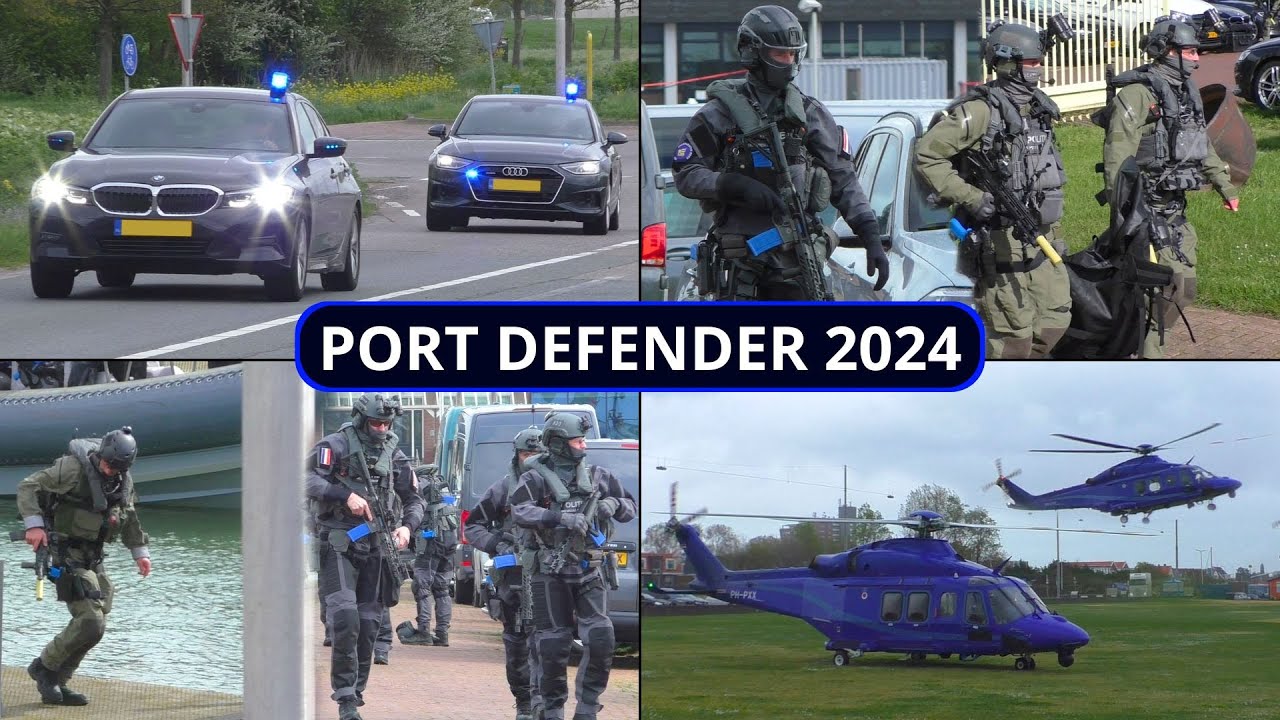 PORT DEFENDER 2024 | Dienst Speciale Interventies & NLMARSOF bij Anti-terreuroefening in haven R ...