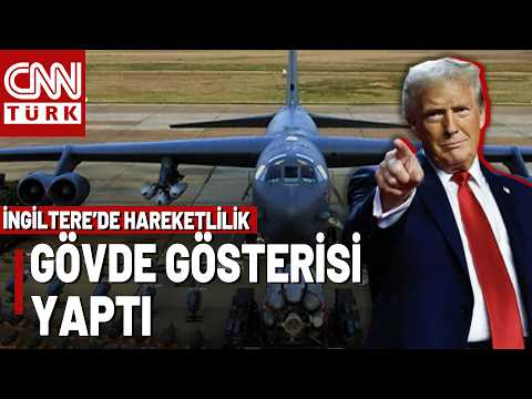 İşte ABD'nin Yeni Saldırı Hazırlığı! İngiltere'deki Hava Üssünde ABD Uçaklarına Bomba Yükleniyor