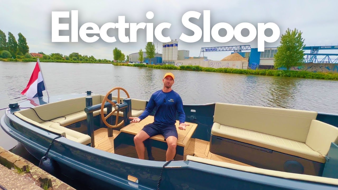Steel Electric Sloop | Brutus Boten WB1 - YouTube