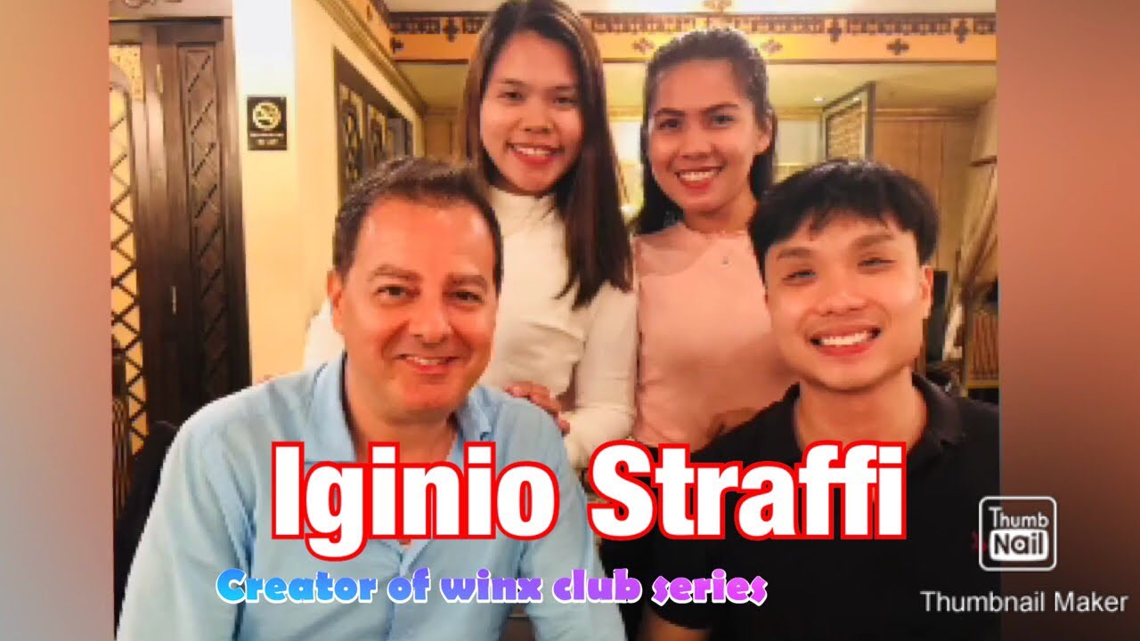 Dinner With Sir IGINIO STRAFFI, Italian Creator Of Winx Club Series ...