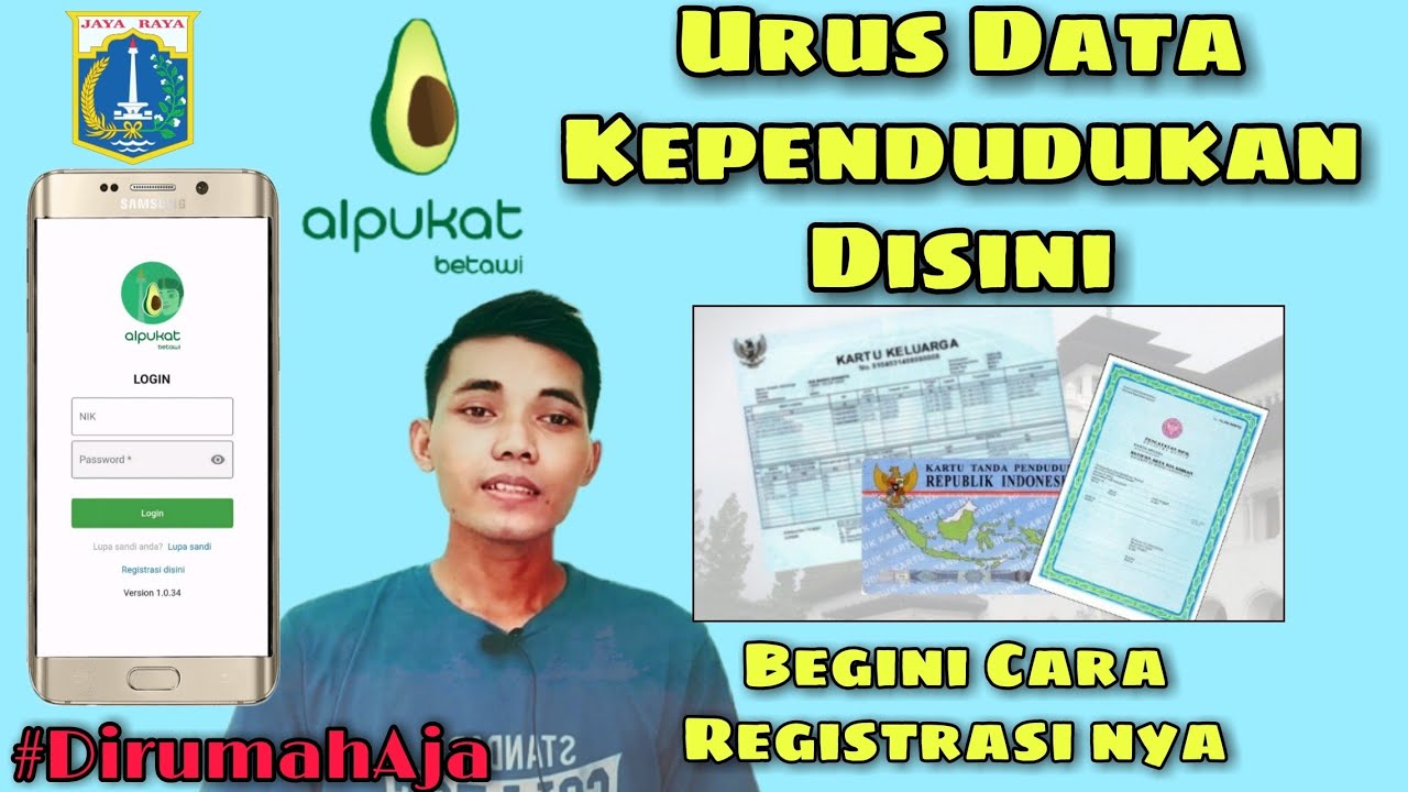 Cara Registrasi Aplikasi Alpukat Betawi Terbaru 2021 DKI Jakarta - YouTube