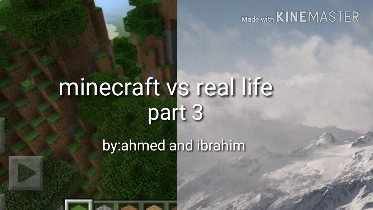 Minecraft VS Real Life 3 - YouTube