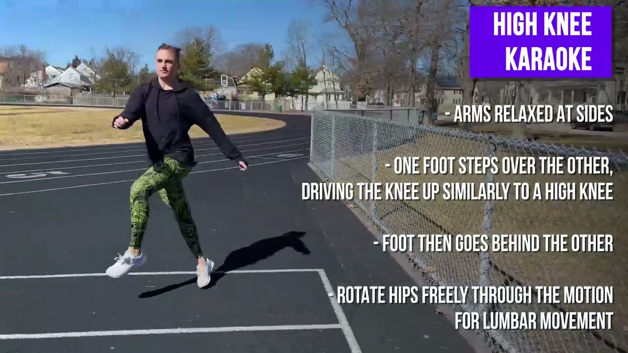 TTSL Daily Movement | How To Do High Knee Karaoke - YouTube