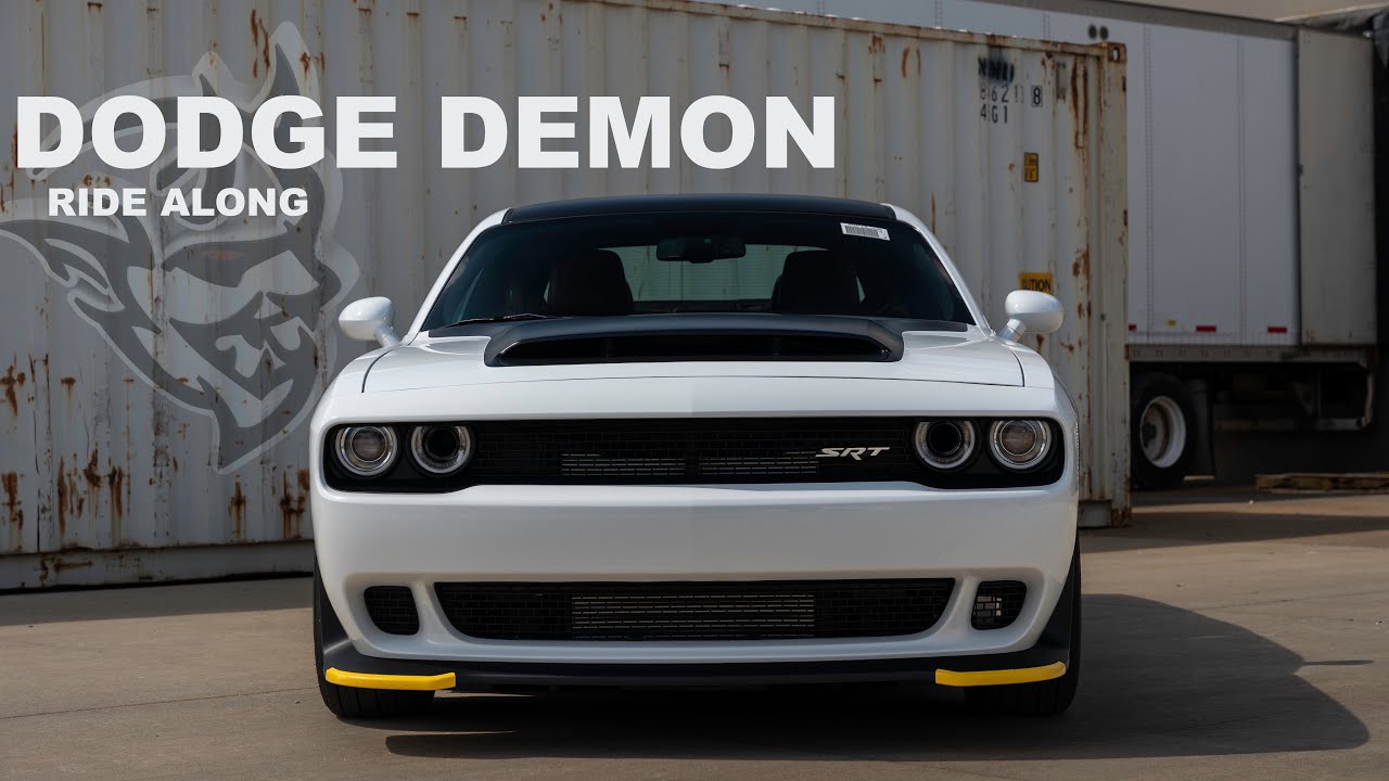 Dodge Challenger Demon - Ride Along - BringATrailer - YouTube