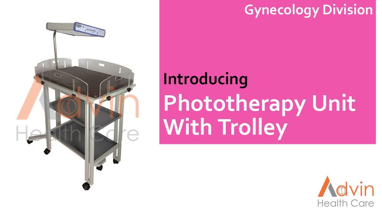 Gynecology Equipment Phototherapy Unit with Trolley - YouTube