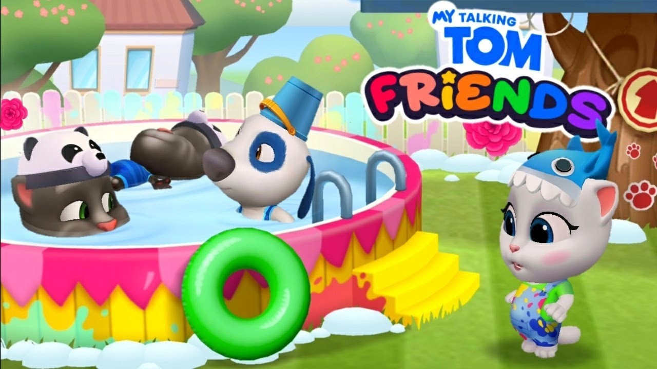 Tom's friends bath time | it was raining | offers you great games | my ...