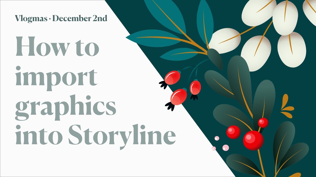 How to import graphics into Storyline - YouTube