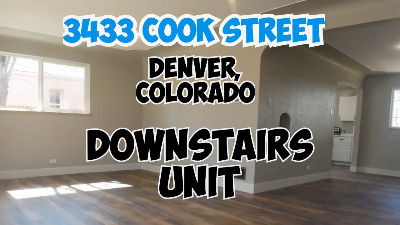 3433 Cook Street Denver. Downstairs Unit - YouTube