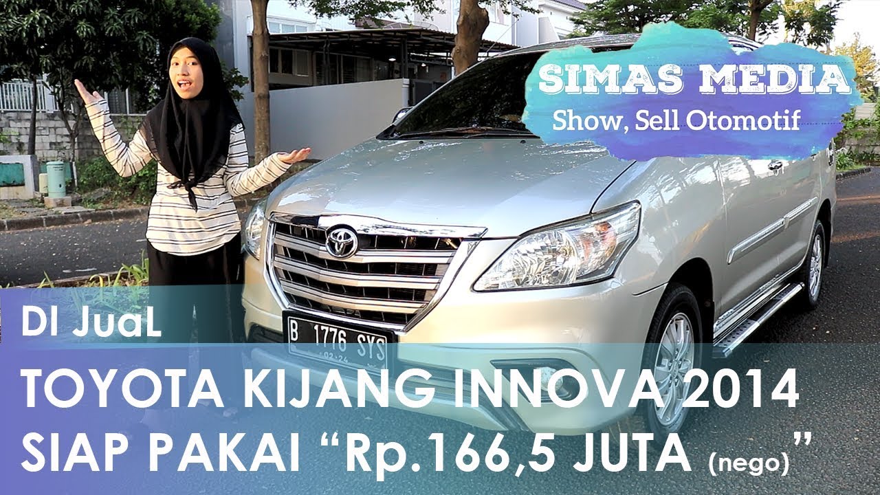 Di Jual Toyota Kijang Innova Tipe G Barong 2014 Siap Pakai "Rp.166.5 ...