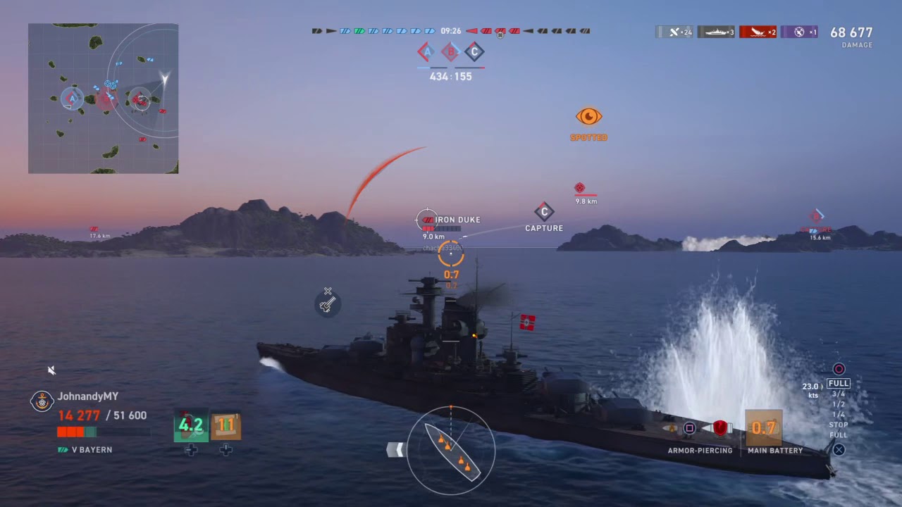 World of Warships Legends PS4 - Bayern’s AP shells - YouTube