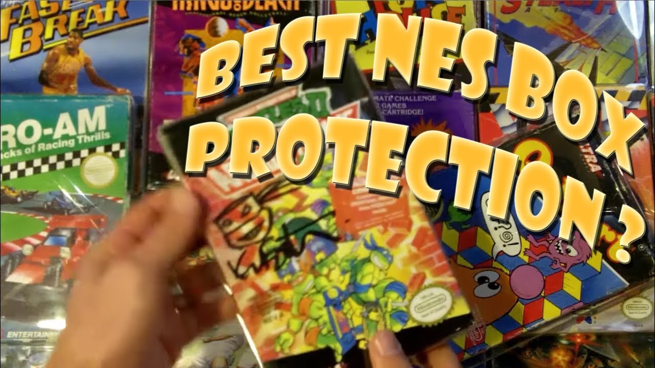How to Protect Your Boxed NES Games with Clear Plastic Box Protectors ...