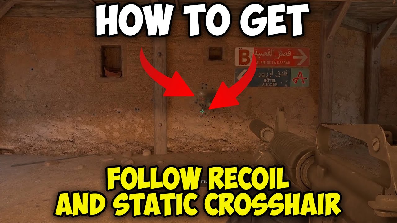 How to Get Follow Recoil and Static Crosshair in CS2 - YouTube
