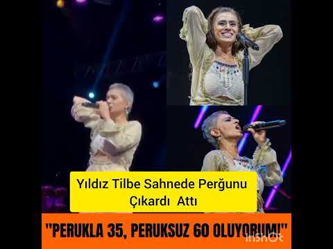 Yıldız Tilbe Sahnede Perğunu Çıkardı Attı.