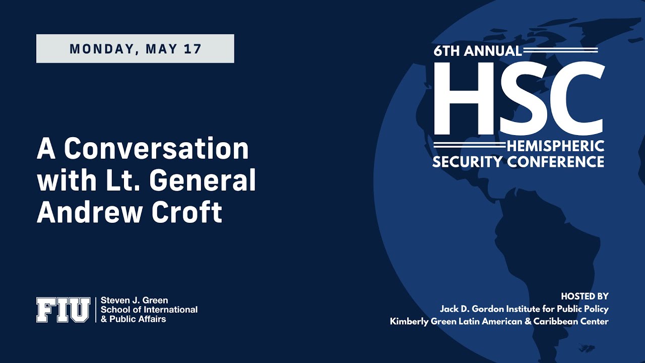 A Conversation with Lt. General Andrew Croft - #HSC2021 - YouTube