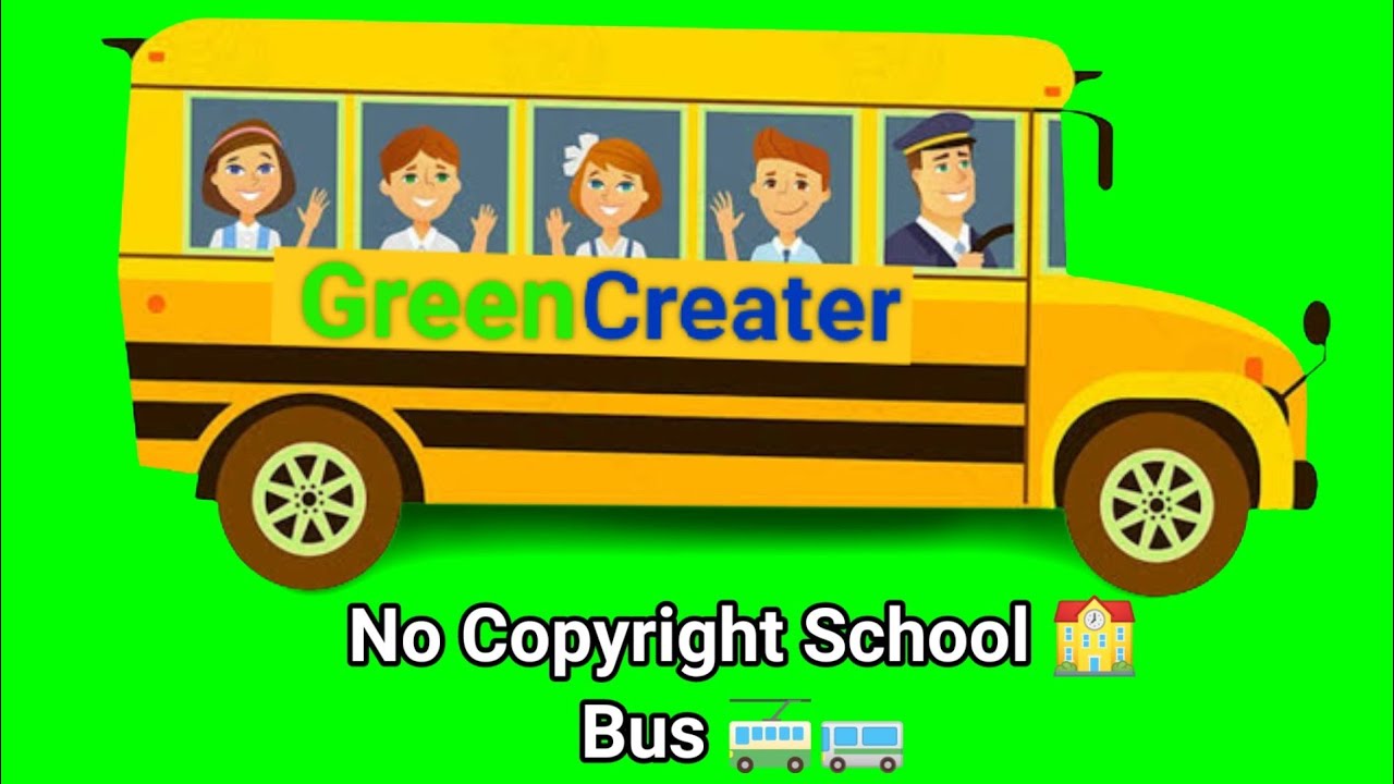 School Bus no copyright Video #greenscreen #nocopyright # ...