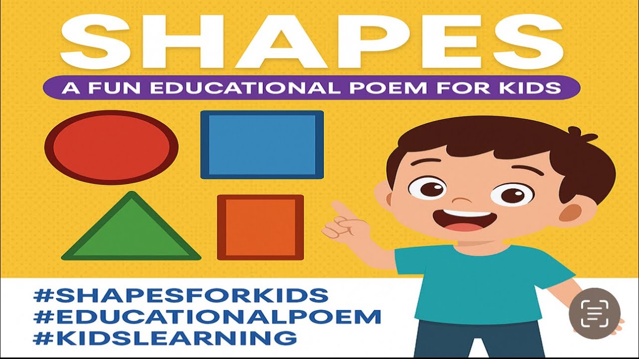 Shapes – A Fun Educational Poem for Kids | Learn Shapes with Rhythm ...