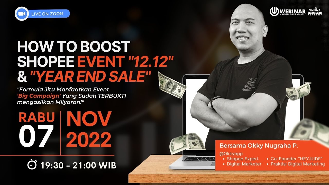 How to Boost Shopee Event "12.12" and "Year End Sale - YouTube