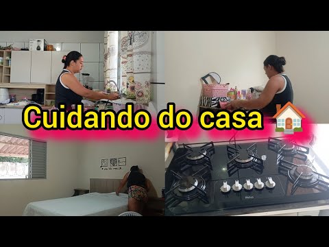 Mãe de 3 💜rotina  da manhã  cuidando da casa 🏠