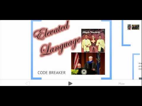 Lesson on Reading and Writing with "Elevated Language" - YouTube