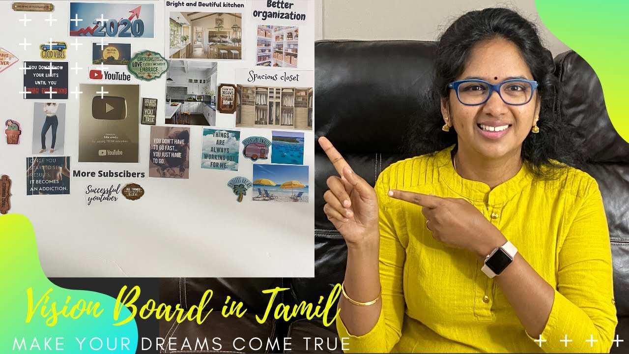 Vision board in Tamil(2020) |உங்கள் கனவுகள் நிஜமாக| how to make vision ...