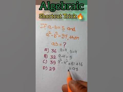 Algebraic😱 Shortcut Trick|Reasoning Trick#shorts#youtubeshorts # ...