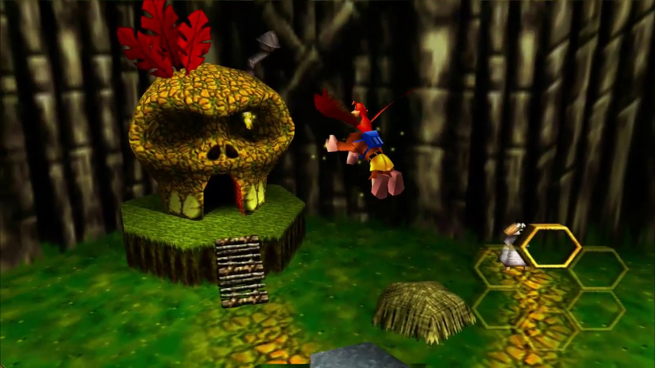 Let's Play Banjo Kazooie Part 2 - Mumbo Mountain - YouTube