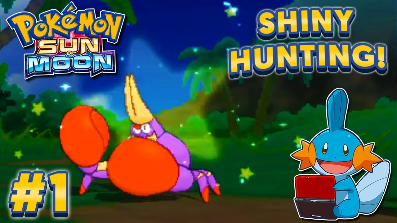Pokémon Sun & Moon LIVE Shiny Hunting #1: Shiny Crabrawler! - YouTube