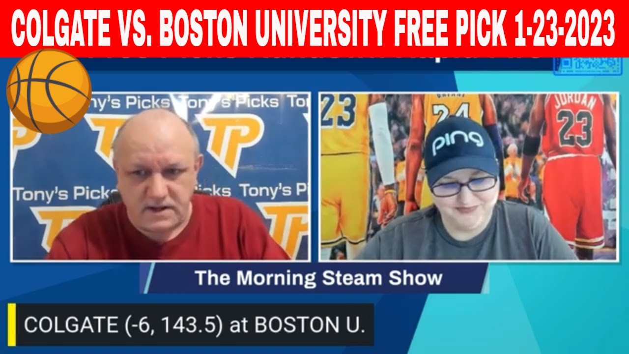 Colgate vs Boston University 1/23/2023 FREE College Basketball Expert ...
