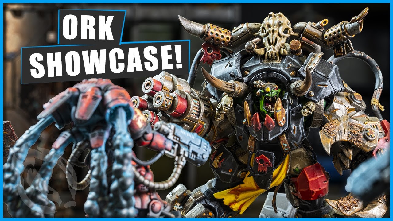 A Showcase of My Ork Army for Warhammer 40k #warhammer #orks - YouTube