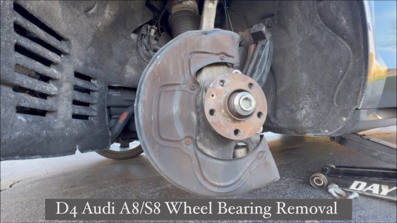 Audi A8/S8 D4 Front Wheel Bearing Replacement Rotor Brake Caliper ...