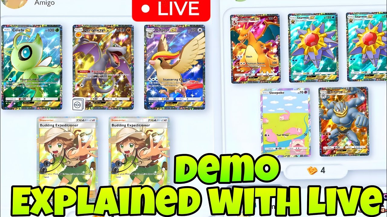 Wonder Pick God Pack Live Demo POKEMON TCG POCKET - YouTube
