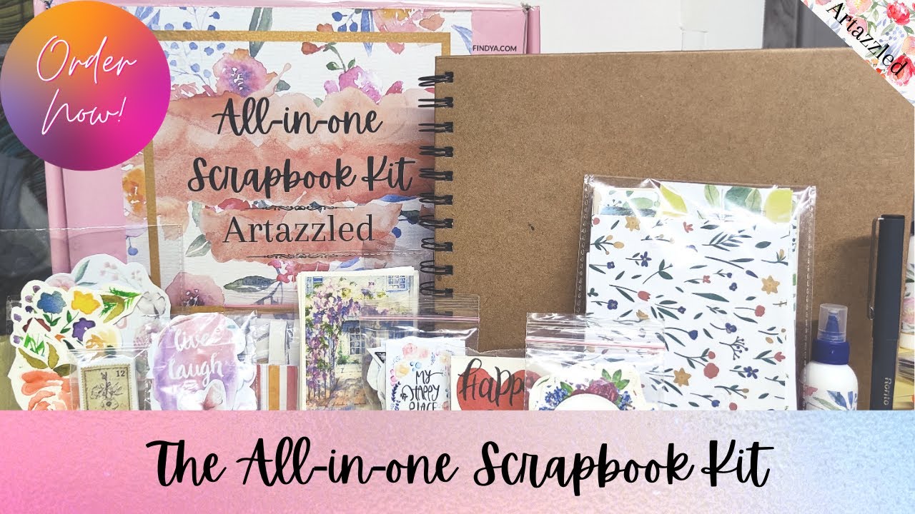 The Ultimate Scrapbooking Kit (DIY)- All in one Kit | Gift Idea ...