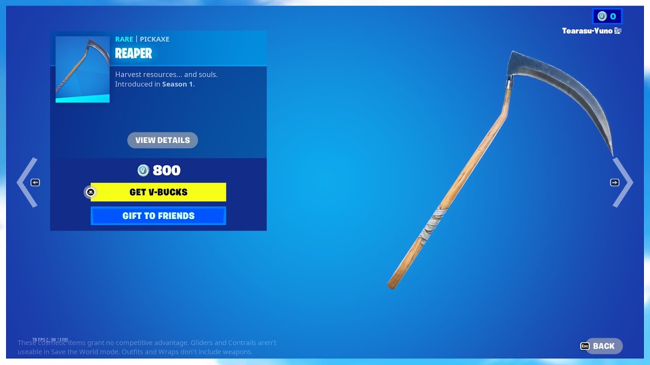 (Fortnite item shop) Reaper Pickaxe Is Back [November 14th, 2023] - YouTube