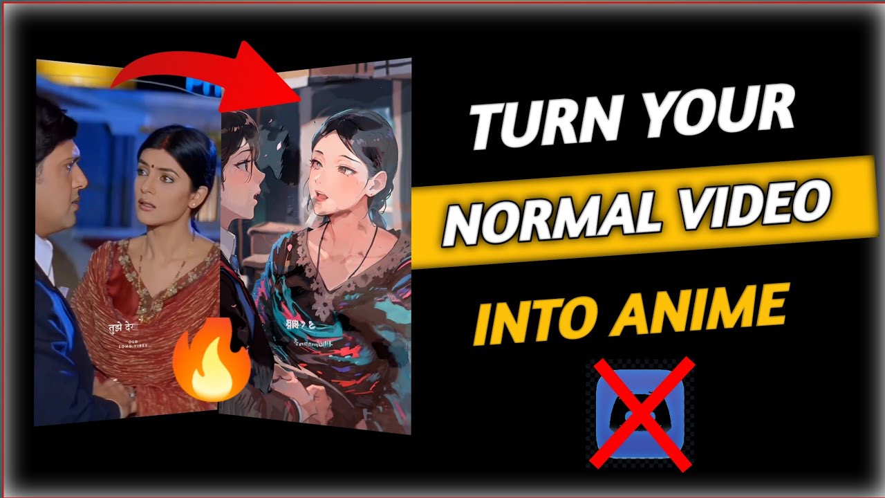 How to Convert Normal Video to Anime | Convert Video to Anime Ai ...