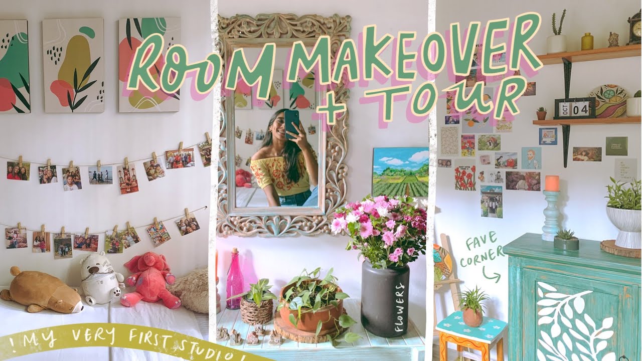 Room makeover + Tour 2021 // my very first studio space! 🍃 - YouTube