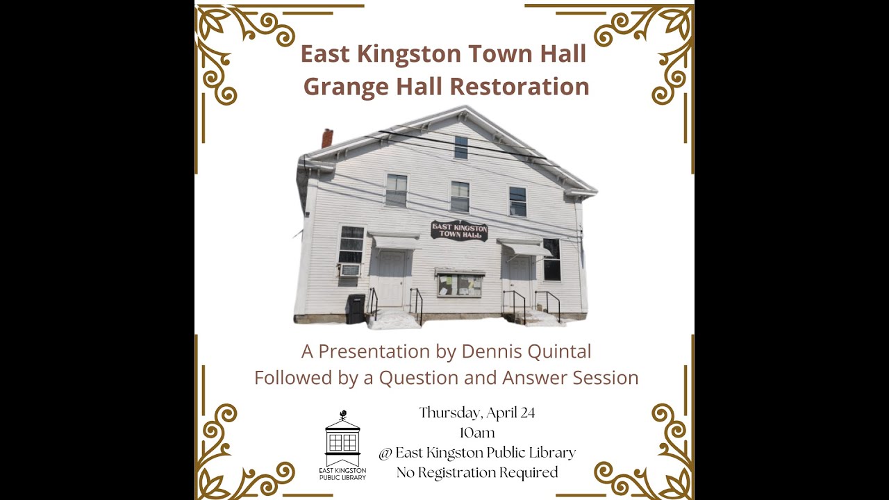 Grange Hall Presentation - YouTube