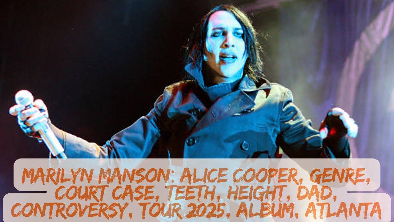 Marilyn Manson Alice Cooper, Genre, Court Case, Teeth, Height, Dad ...