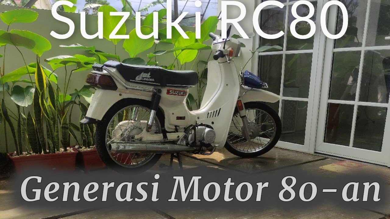 Suzuki RC80 sang jet cooled pertama.. Full putih !!! - YouTube