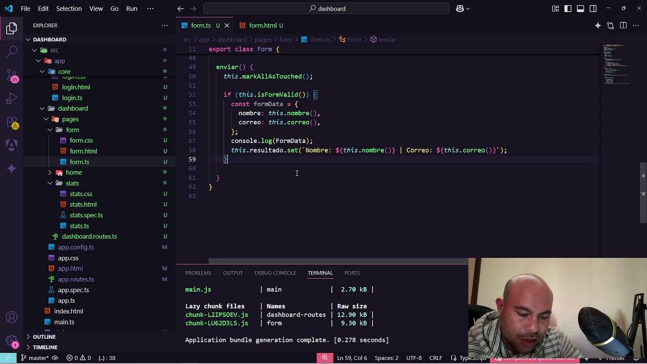 Angular 20.1 validacion de formularios con signals - YouTube